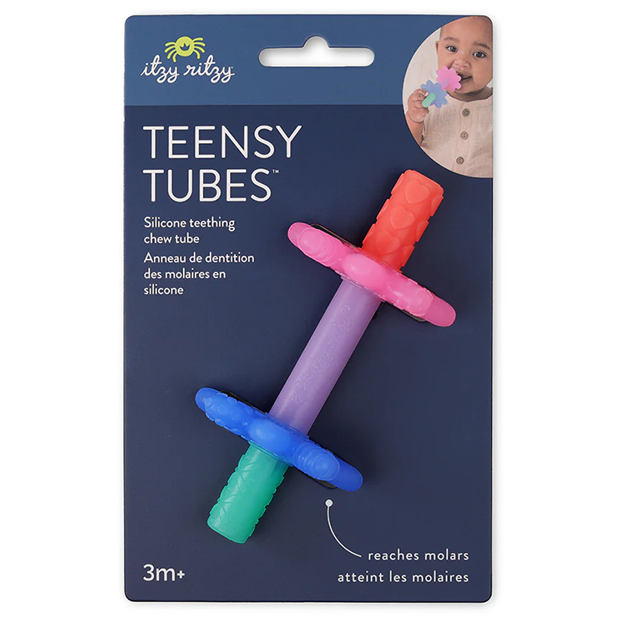 Teensy Tubes Silicone Teething Chew Tube - Best for Ages 1 to 3