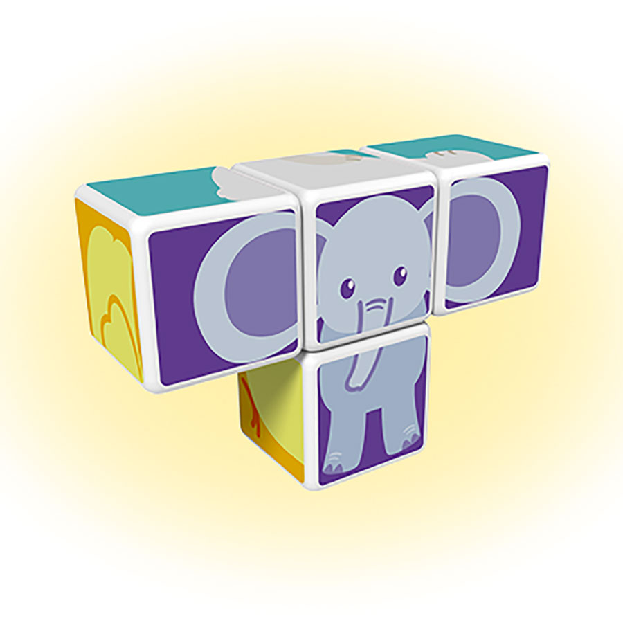 Geomag Magicube Animal Friends - 4pc - - Fat Brain Toys