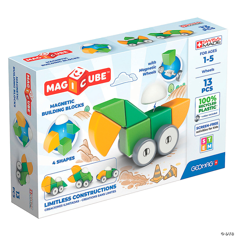 Magicube Cars - 10 pc - Best Baby Toys & Gifts for Ages 1 to 5