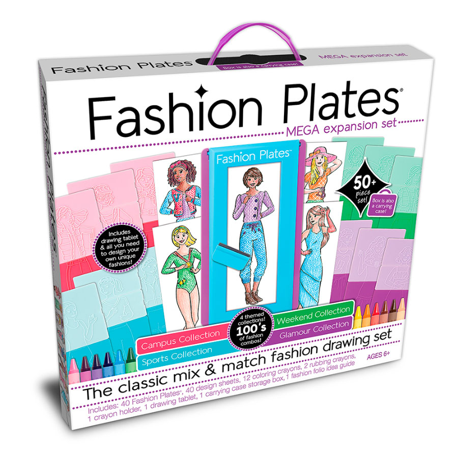 Fashion Plates Mega Kit - - Fat Brain Toys