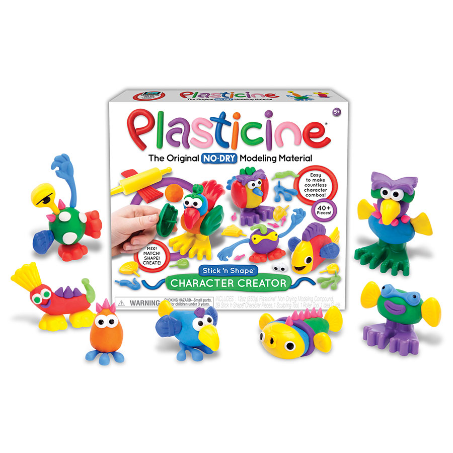 Plasticine Easy Make Character Creations Kit - - Fat Brain Toys