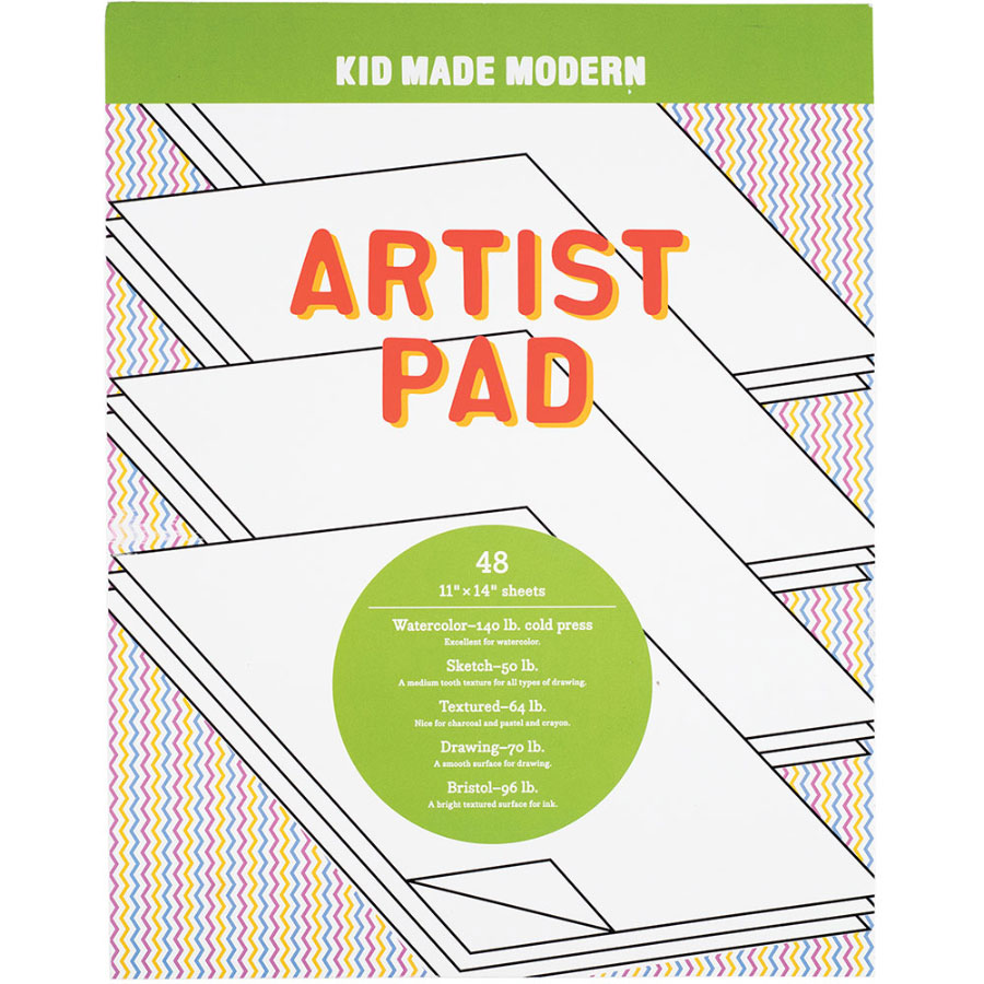 Kid Made Modern Artist Paper Pad - - Fat Brain Toys
