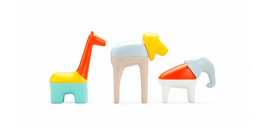 Mix & Match Animals - - Fat Brain Toys