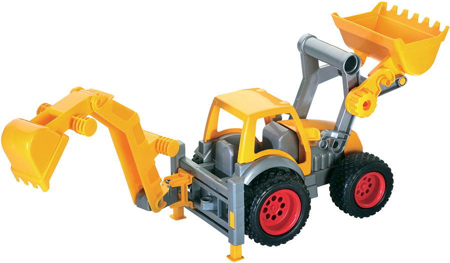XL Construction Backhoe - - Fat Brain Toys