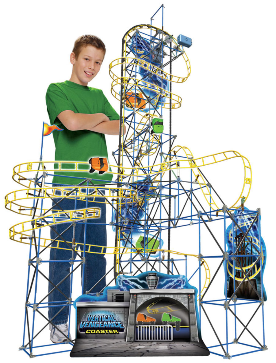 K'NEX Vertical Vengeance Roller Coaster - - Fat Brain Toys