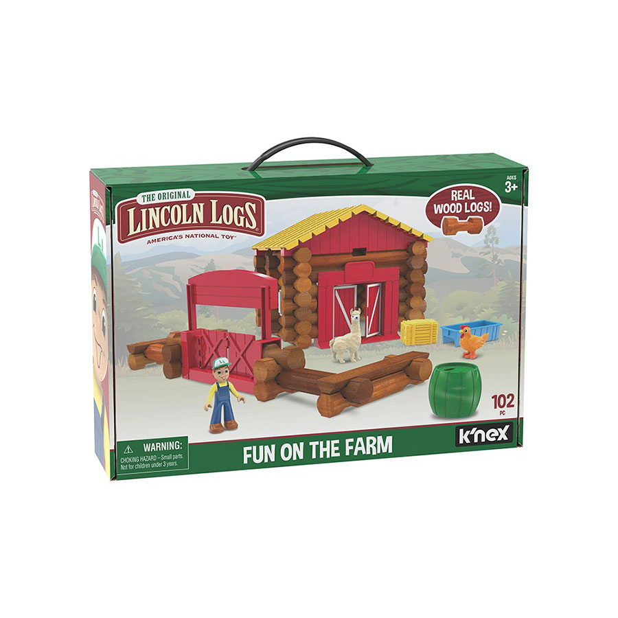 Lincoln Logs Fun On The Farm - 102 pc - - Farm Toys