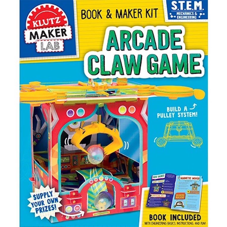 Klutz Maker Lab Arcade Claw Game - - Fat Brain Toys