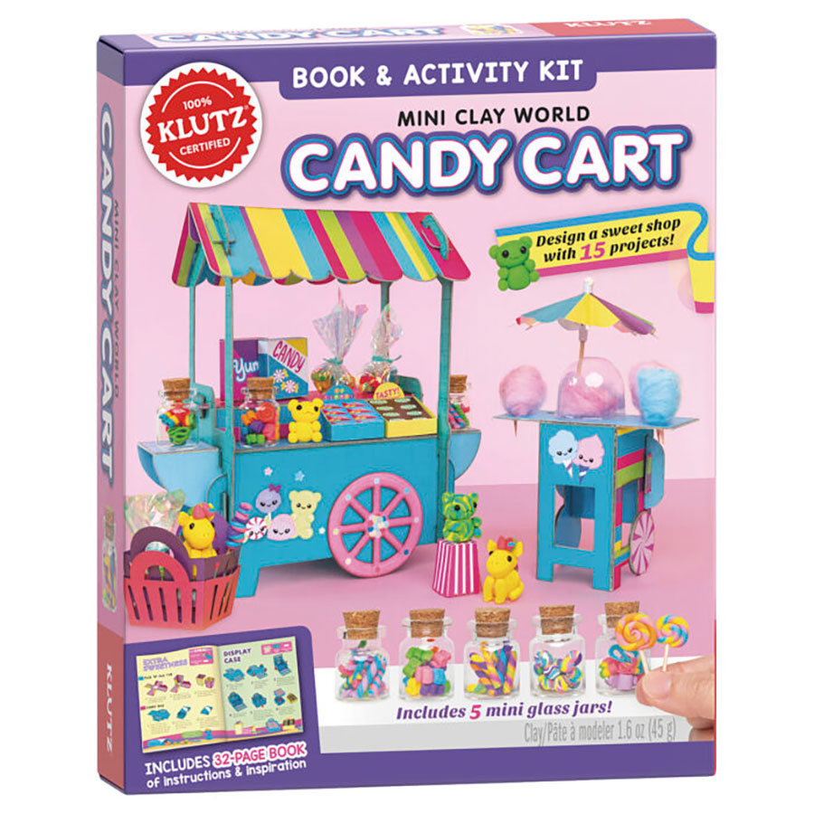 Klutz Mini Clay World Candy Cart - Best Arts & Crafts for Ages 8 to 12
