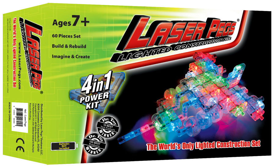 Laser Pegs 4 in 1 Kit - - Fat Brain Toys