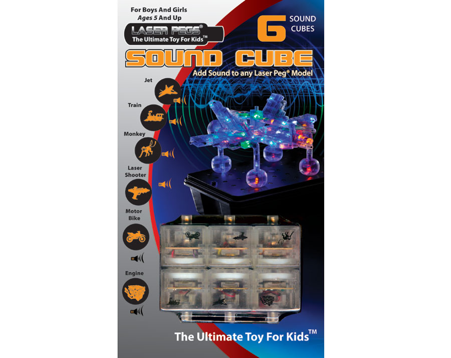 Laser Pegs Sound Cube - - Fat Brain Toys