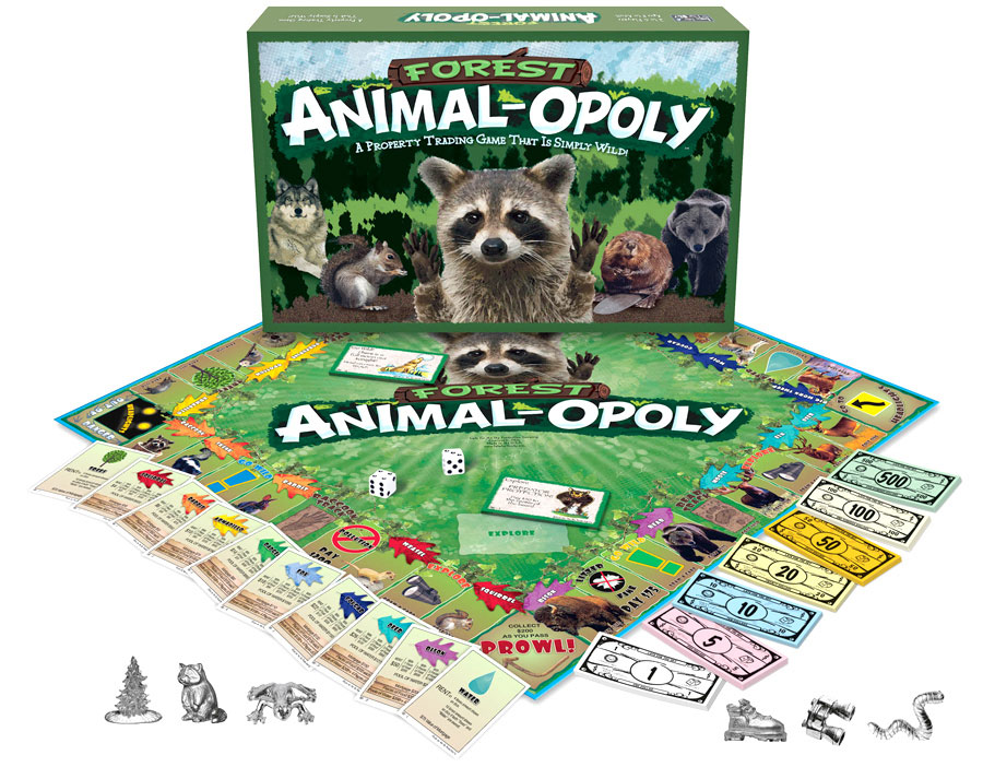 Forest Animal-opoly - - Fat Brain Toys