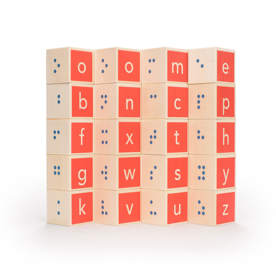 Braille ABC Blocks - - Fat Brain Toys