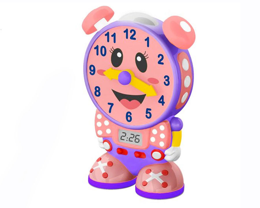 Telly The Teaching Time Clock - Pink - - Fat Brain Toys