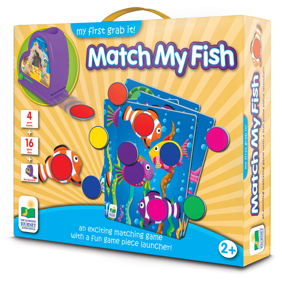 My First Grab It! - Match My Fish - - Fat Brain Toys