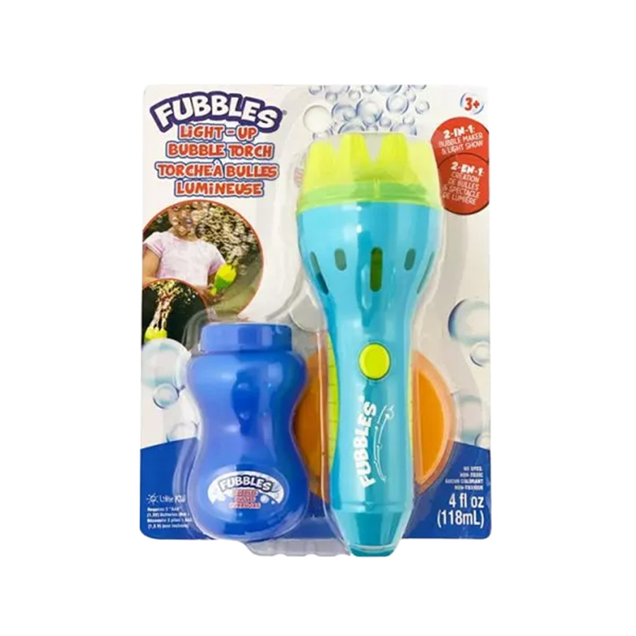Fubbles Light-Up Bubble Torch - - Fat Brain Toys