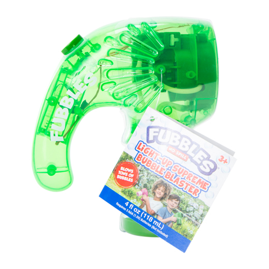 Fubbles Light-Up Supreme Bubble Blaster - Best for Ages 3 to 8