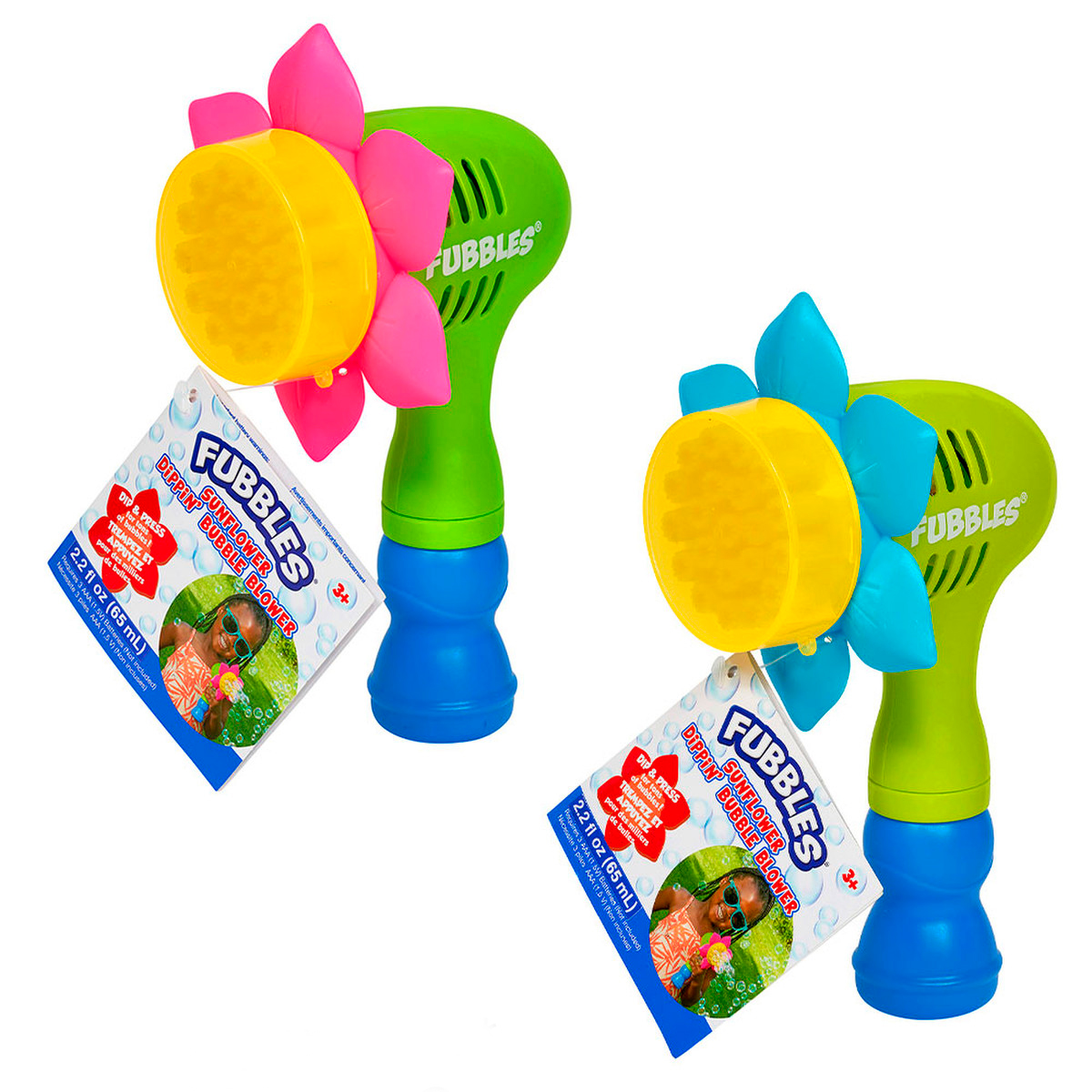 Fubbles Sunflower Dippin' Bubble Blower - - Fat Brain Toys