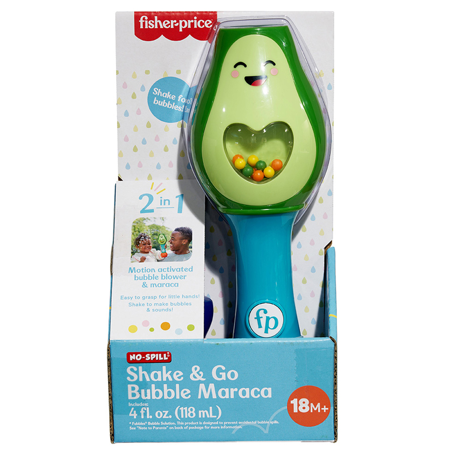Fisher Price Shake and Go Bubble Maraca - Best Active Play for Babies