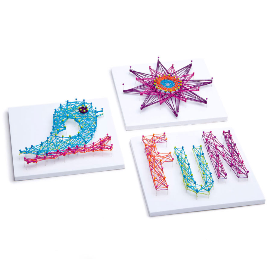 Craft-tastic - String Art Kit III - - Fat Brain Toys