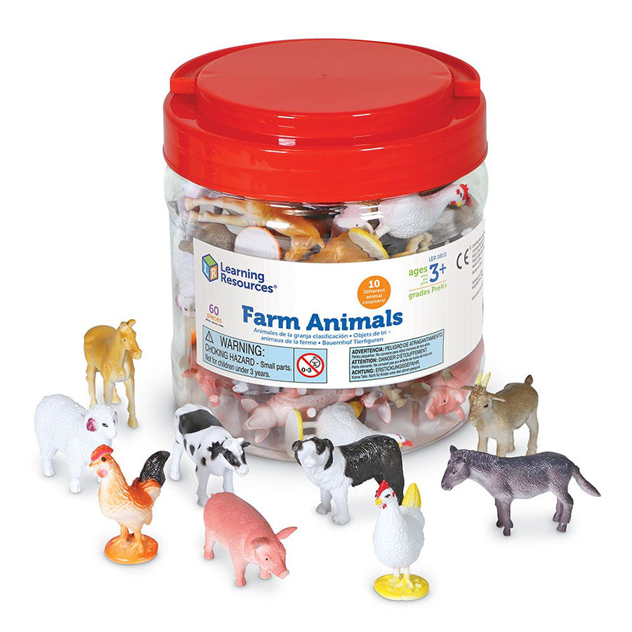 Farm Animal Counters - - Fat Brain Toys