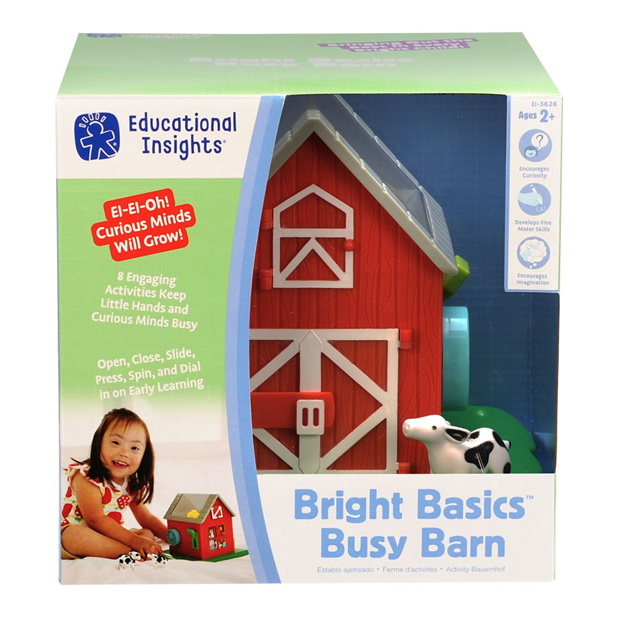 Bright Basics Busy Barn - - Fat Brain Toys