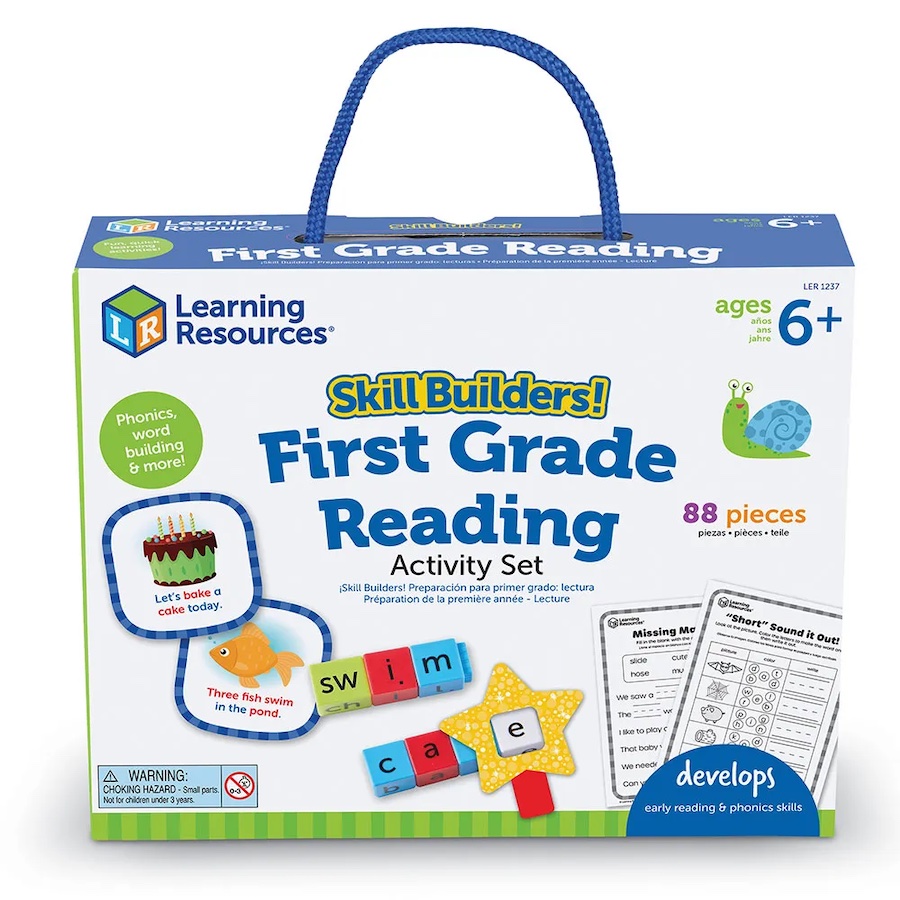 Skill Builders! First Grade Reading Activity Set - - Fat Brain Toys