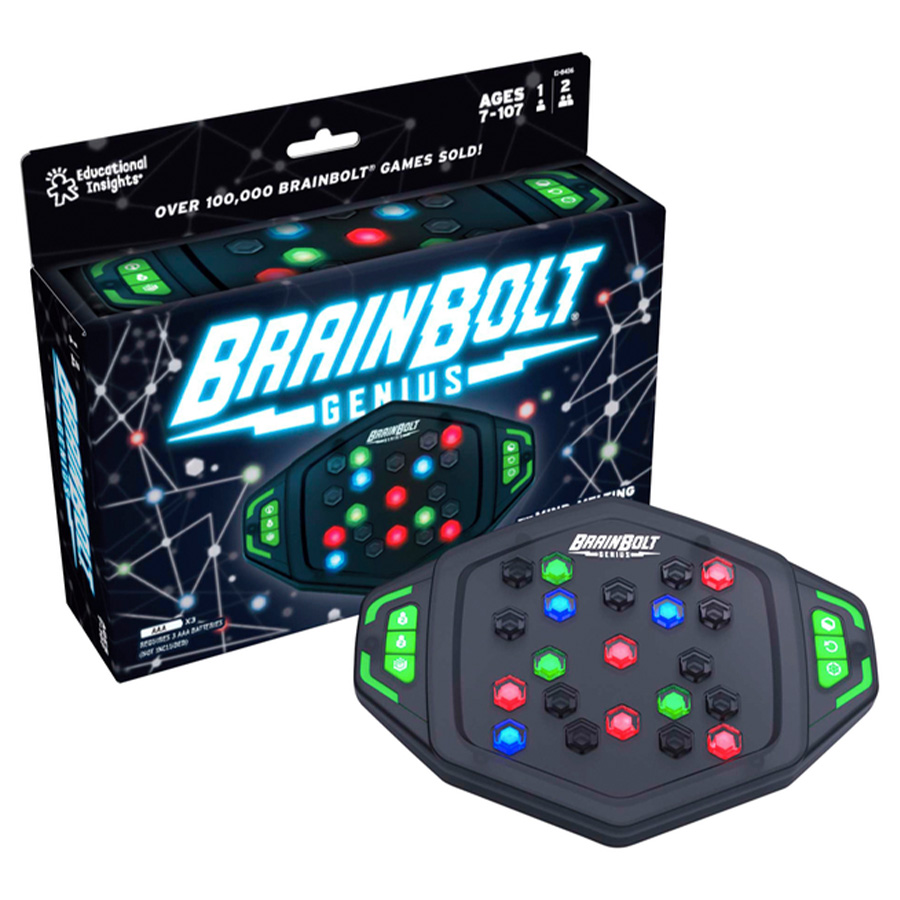BrainBolt Genius - Best Brainteasers for Ages 7 to 12 - Fat Brain Toys