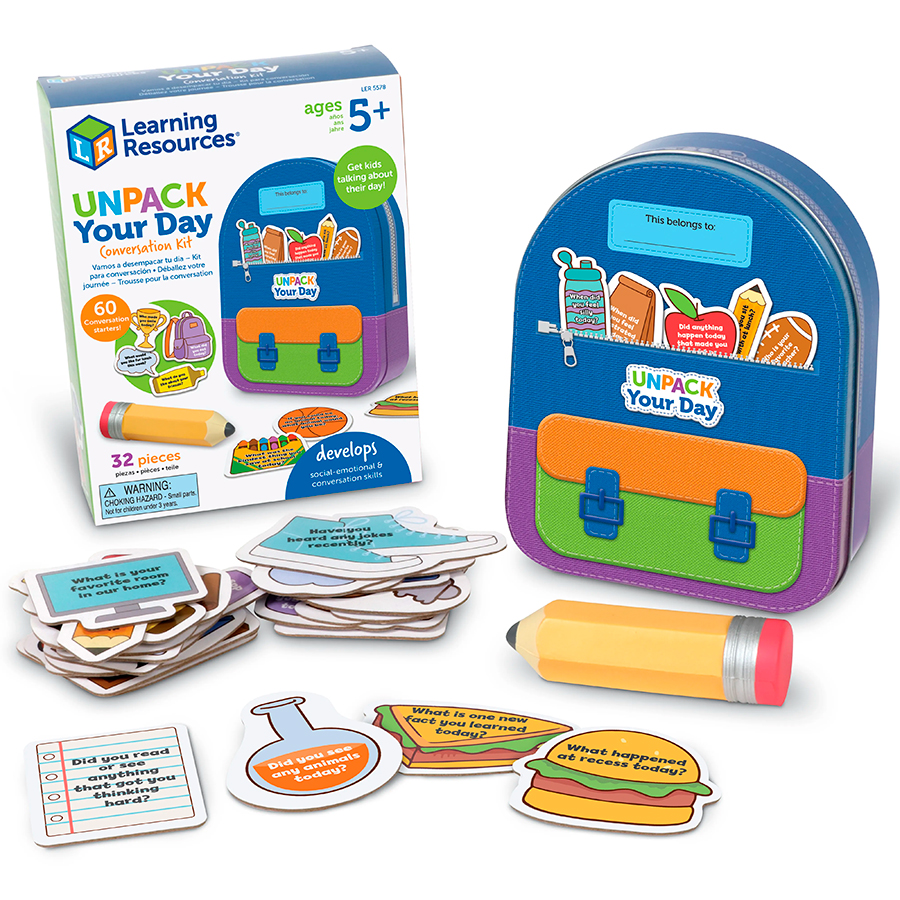 Unpack Your Day Conversation Kit - - Fat Brain Toys