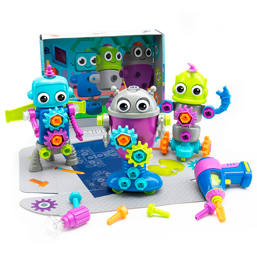 Design & Drill Robot Workshop - Best for 3 year olds