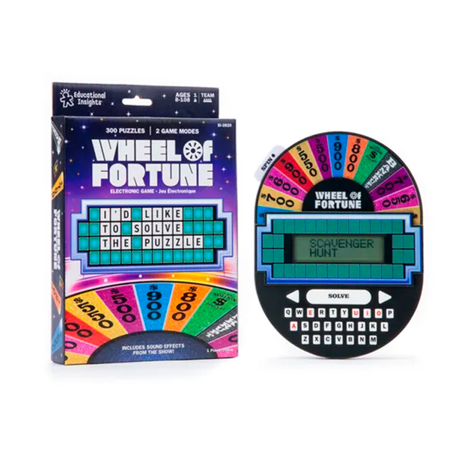 Wheel of Fortune Electronic Game - - Fat Brain Toys
