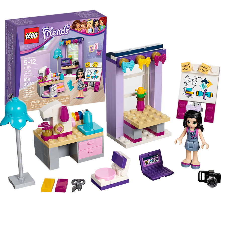 LEGO Friends - Emma's Creative Workshop - - Fat Brain Toys