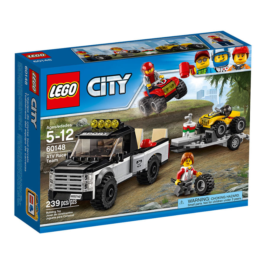 LEGO City Great Vehicles ATV Race Team - - Fat Brain Toys