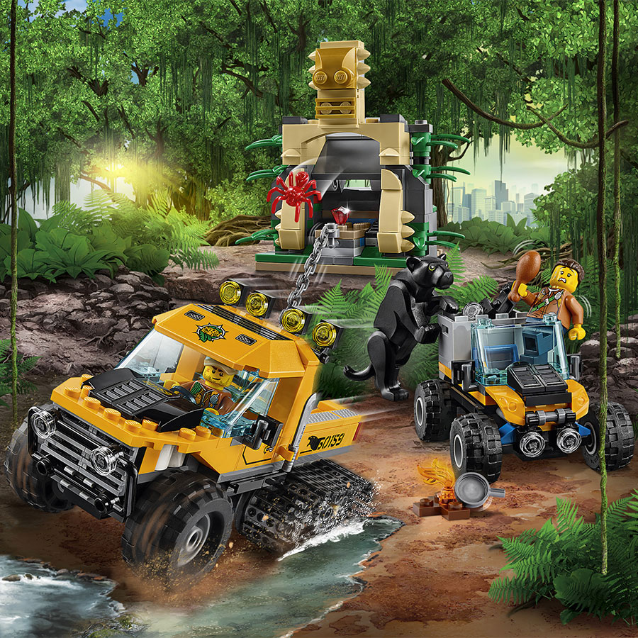 LEGO City Jungle Halftrack Mission - - Fat Brain Toys