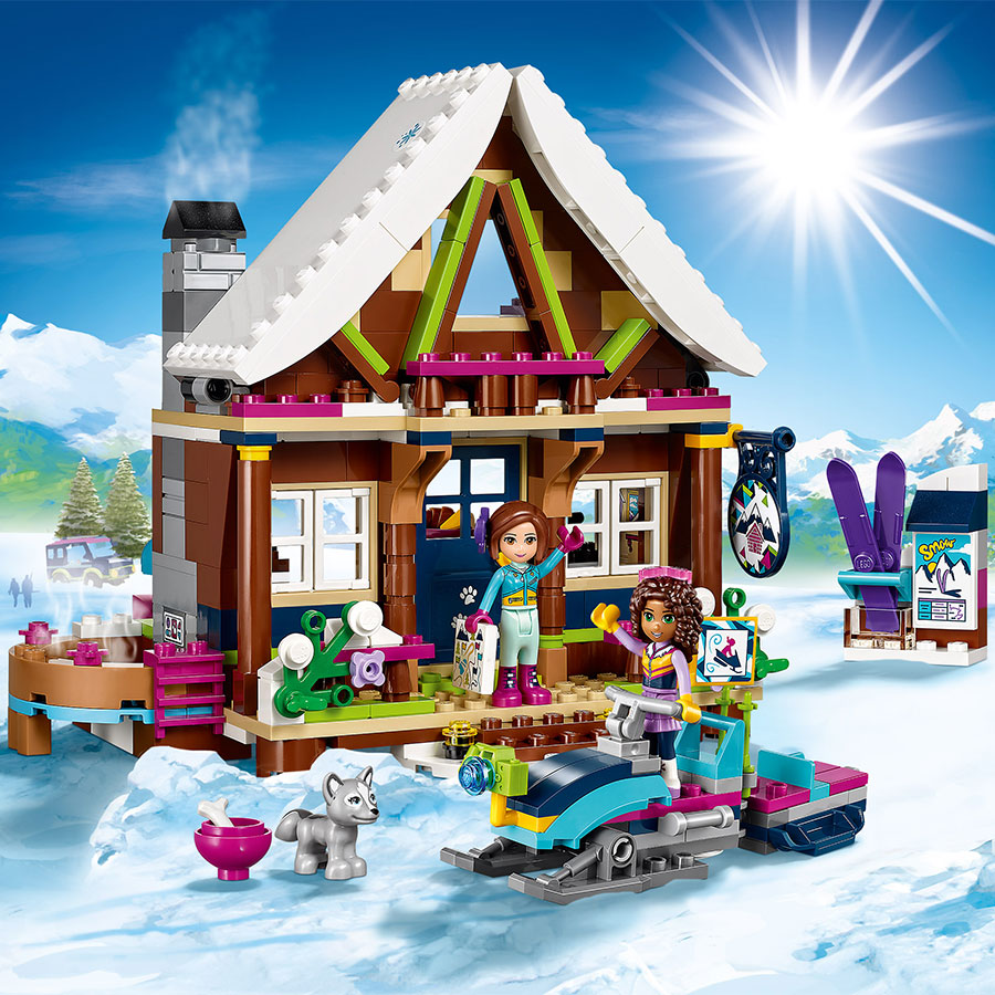 LEGO Friends Snow Resort Chalet - - Fat Brain Toys
