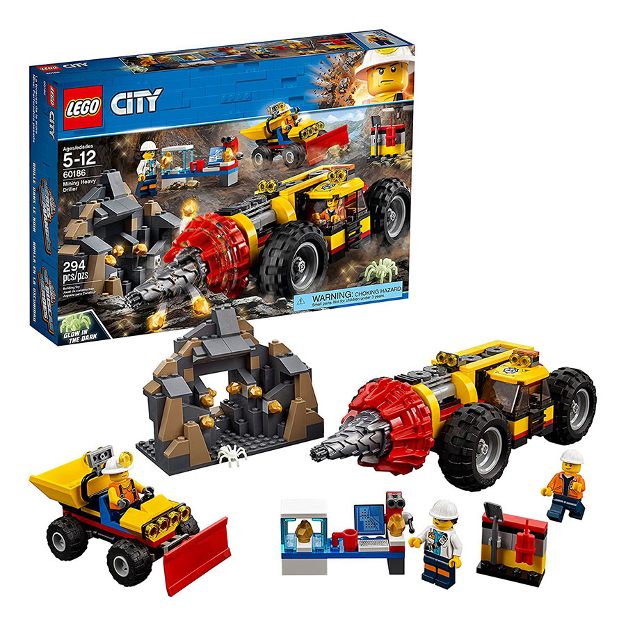 LEGO City Mining - Mining Heavy Driller - - Fat Brain Toys