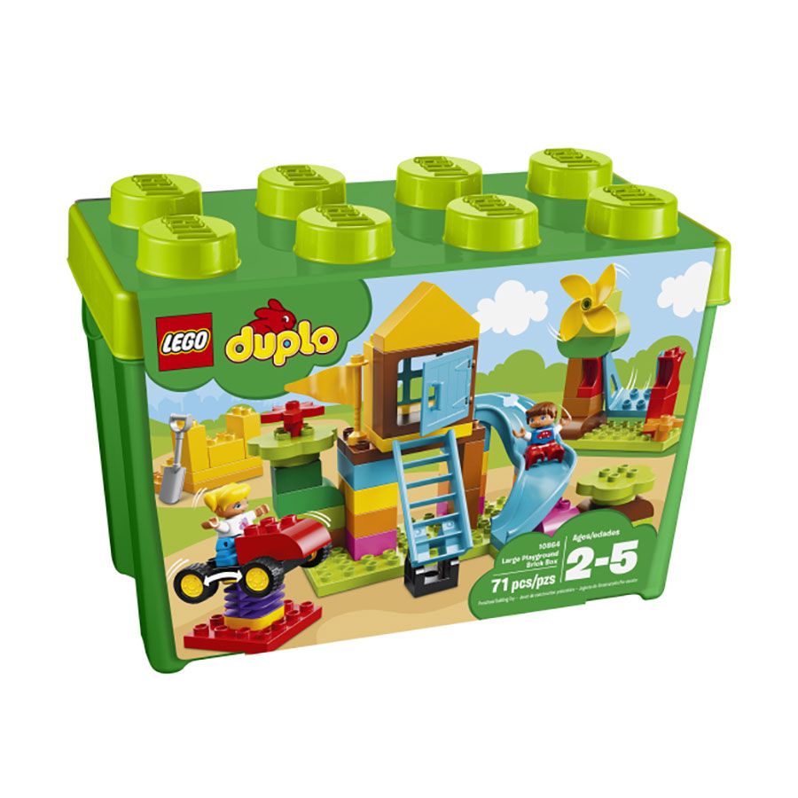 LEGO DUPLO - Large Playground Brick Box - - Fat Brain Toys