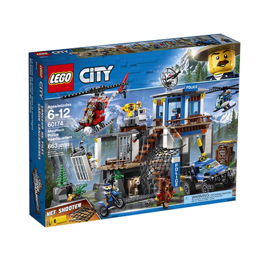 LEGO City Police - Mountain Police Headquarters - - Fat Brain Toys