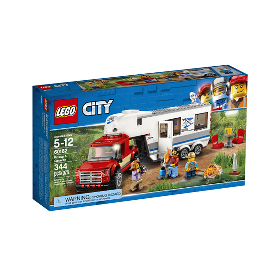 LEGO City Great Vehicles - Pickup & Caravan - - Fat Brain Toys