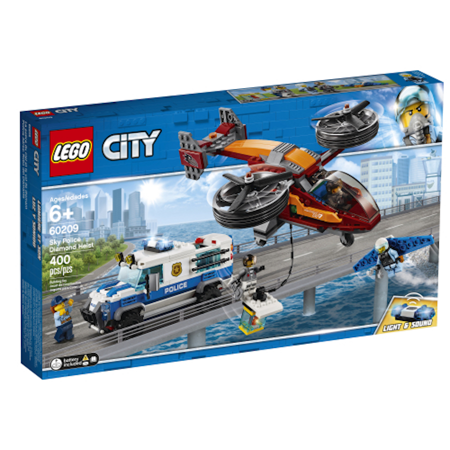 LEGO City Police - Sky Police Diamond Heist - - Fat Brain Toys