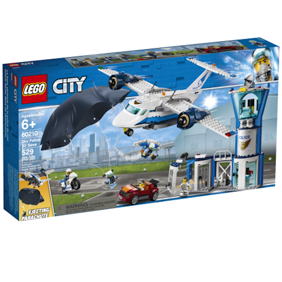 LEGO City Police - Sky Police Air Base - - Fat Brain Toys
