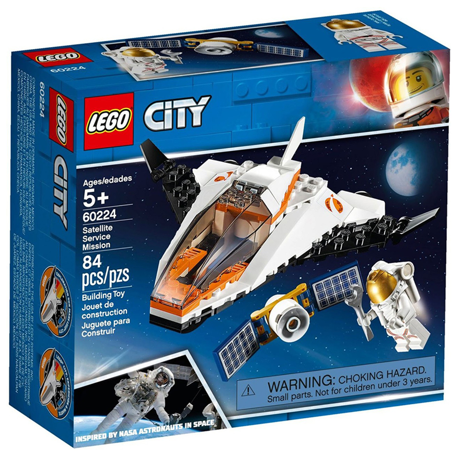 LEGO City Space Port - Satellite Service Mission - - Fat Brain Toys