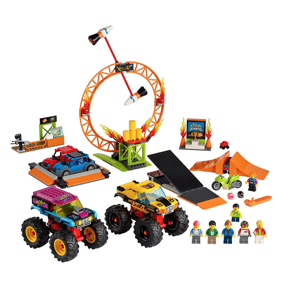 LEGO City Stunt - Stunt Show Arena - - Fat Brain Toys