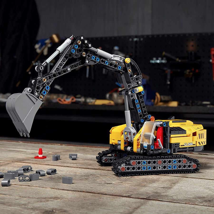 LEGO Technic - Heavy-Duty Excavator - - Fat Brain Toys