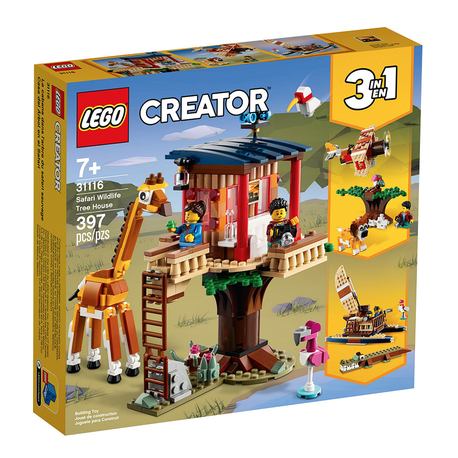 LEGO Creator - Safari Wildlife Tree House - - Fat Brain Toys