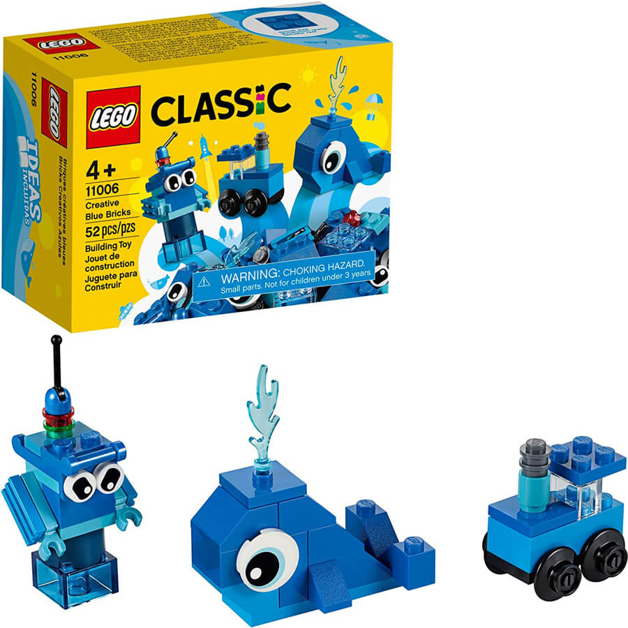 LEGO Classic - Creative Blue Bricks - - Fat Brain Toys