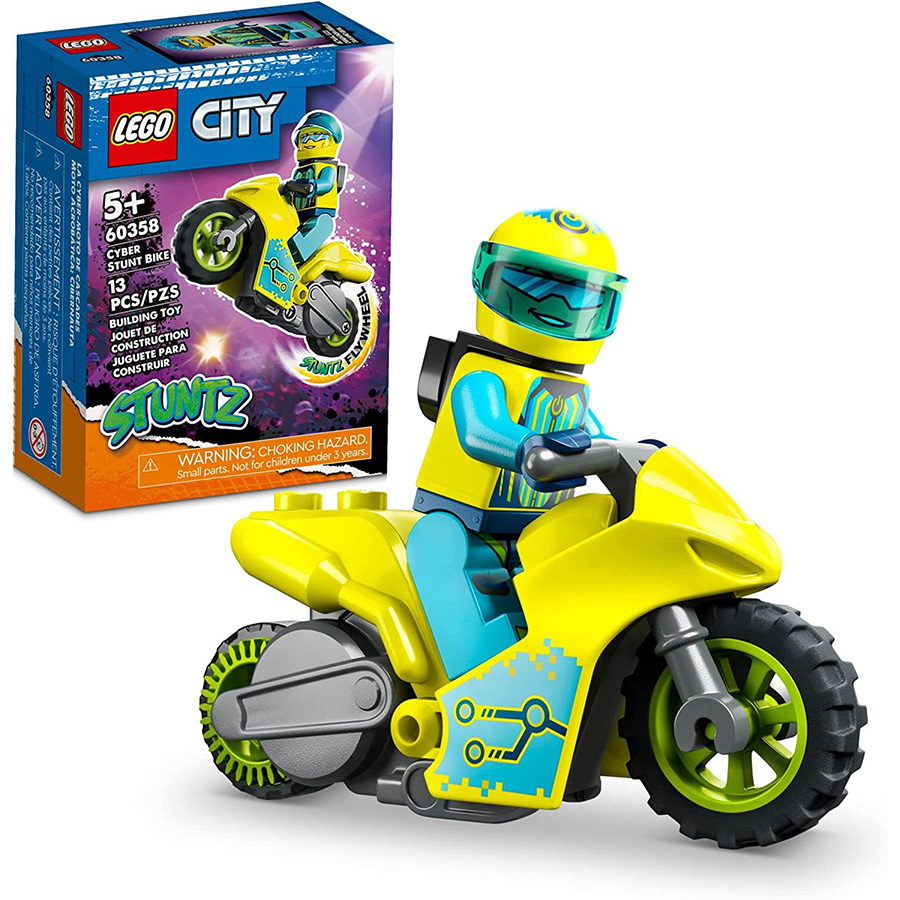 LEGO City Stuntz - Cyber Stunt Bike - - Fat Brain Toys