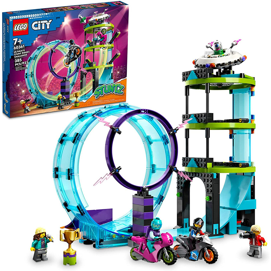 LEGO City Stuntz - Ultimate Stunt Riders Challenge - - Fat Brain Toys