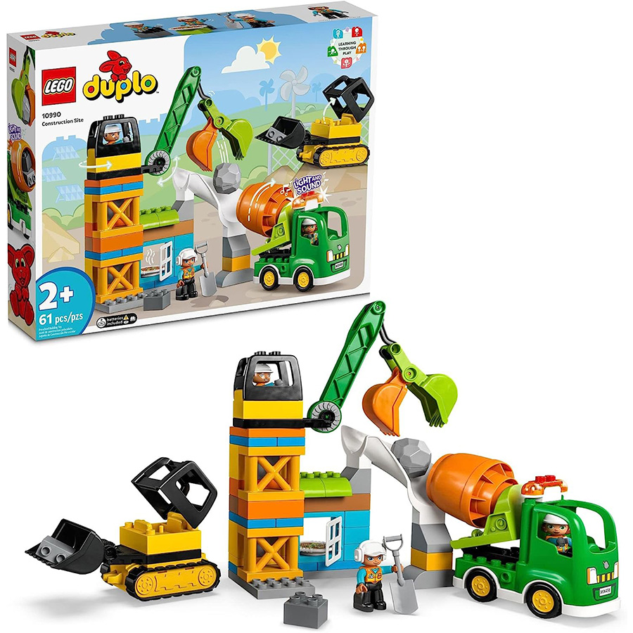 LEGO DUPLO Town - Construction Site - - Fat Brain Toys