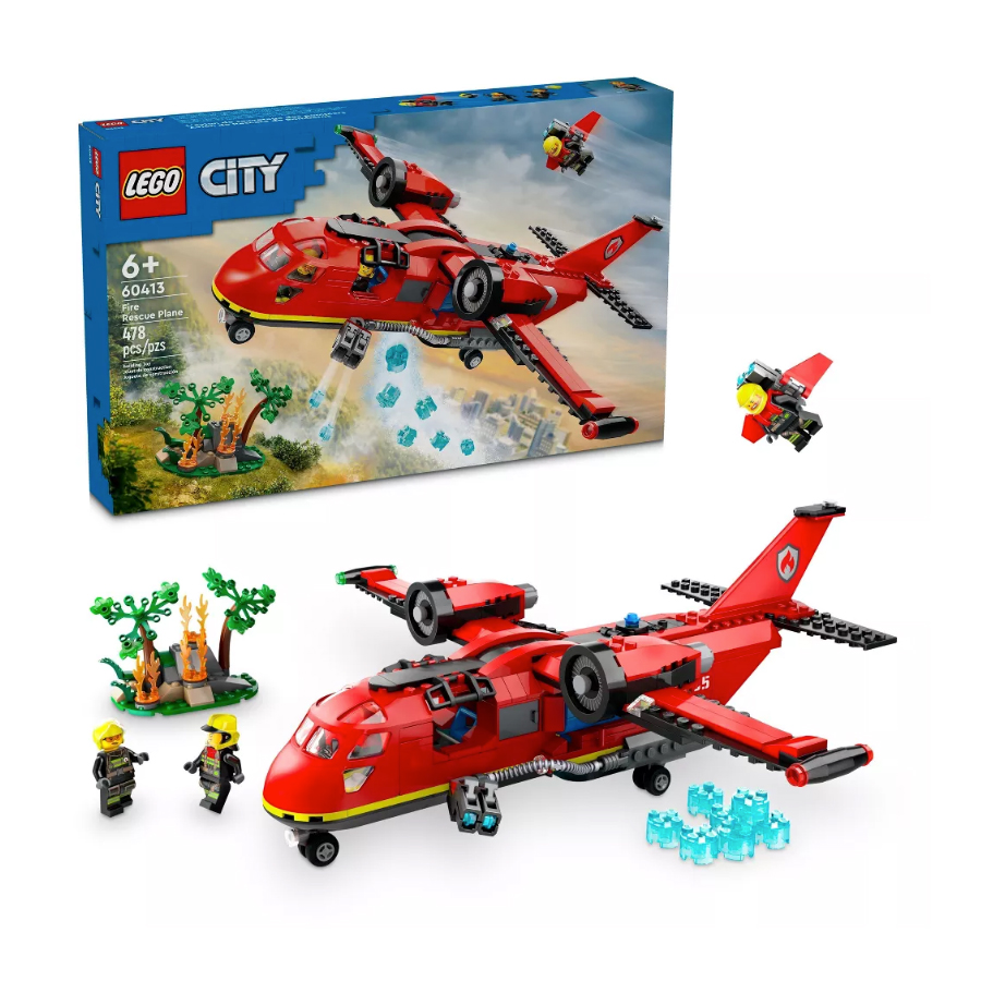LEGO City Fire - Fire Rescue Plane - Best for Ages 6 to 11