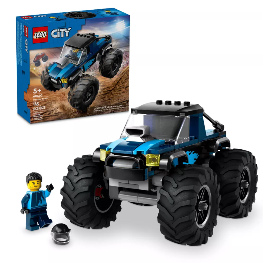 LEGO City Great Vehicles - Blue Monster Truck - Best for Ages 5 to 10